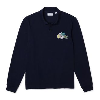 Lacoste Lang&auml;rmeliges Polohemd - - Tops - Herren - Blau - M