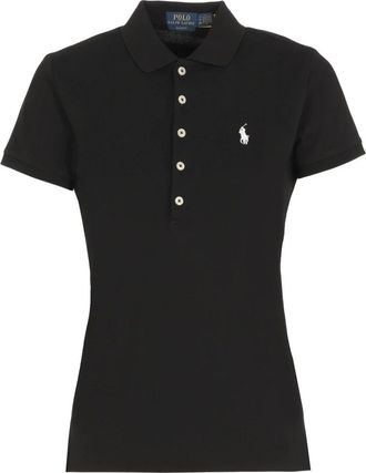 Ralph Lauren Femme, Tops, Noir, Taille: 42 FR Julie Slim Polo