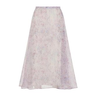 Alberta Ferretti Bedruckter Organza-Midi-Rock - - Skirts - Damen - Mehrfarbig - S