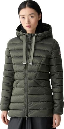 Colmar Femme, Vestes, Vert, Taille: 38 FR Doudoune cintr&eacute;e avec capuche