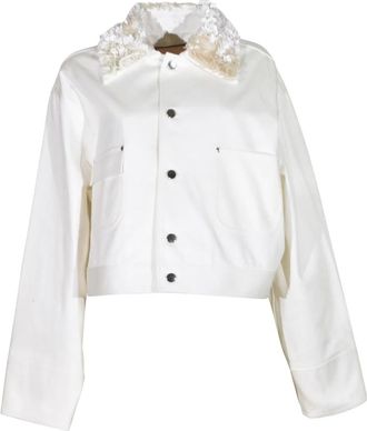 Plan C Plan C, Femme, Vestes, Blanc, Taille: 38 FR Light Jacket