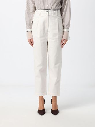 Brunello Cucinelli Hose Damen Farbe Wei&szlig;