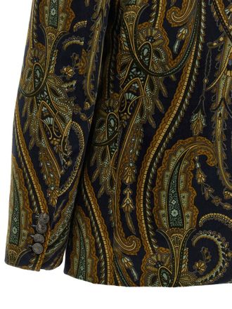 Etro Paisley Jacquard Blazer - Black
