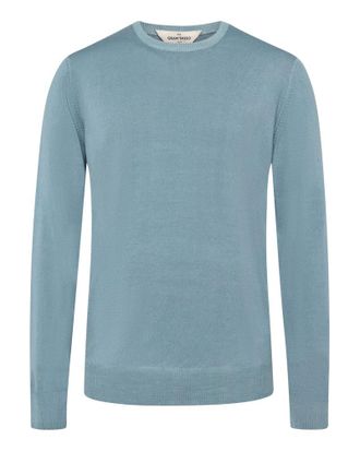 Gran Sasso Leichter Rundhals-Pullover aus Schurwolle in