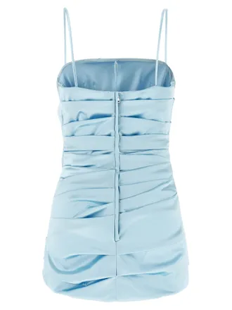 Dolce & Gabbana Womens Blue Acetate Short Dress
