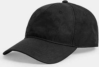 Coach Tonaler Signature-Baseballcap in Schwarz | Baumwolle