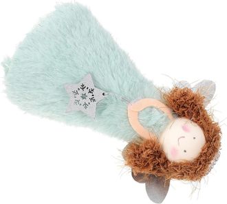 DOITOOL Weihnachtsengel Baumspitze Mädchen aus Hochwertigem und Leichte Christbaumspitze für Tisch Baumschmuck Festliche Weihnachtsdekoration für Zuhause Schu