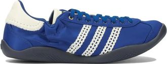 adidas Originals Low-Top Sneaker - Wales Bonner Karintha Lo Satin Sneakers - Gr. 10_5 - in Blau - f&uuml;r Damen