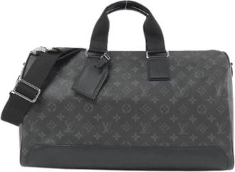 Louis Vuitton unisex, Pre-owned, Noir, Taille: ONE Size Sac Week-end en Toile Pre-owned