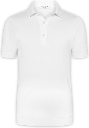 Stefan Brandt Glattes Poloshirt aus edler Urpima Sea Island Baumwolle in