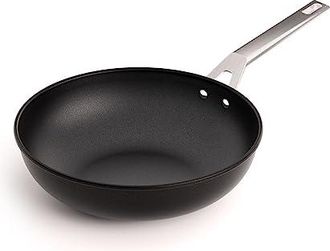 Valira Air Gas-Vitro Wok, Aluminiumguss, Schwarz