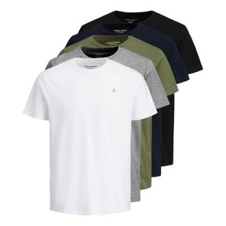 Jack & Jones Jack & Jones JXJ Tee T-Shirt 5er-Pack L White