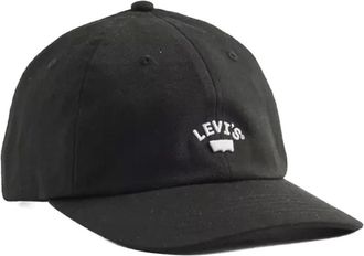 Levi's Femme, Accessoires, Noir, Taille: ONE Size Lazy Girl Logo Cap