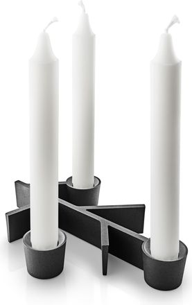 Eva Solo Eva Solo | Twig Kerzenhalter medium |Leicht und robust - hergestellt aus Aluminiumguss | Black