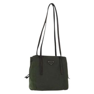 Prada Sac bandouli&egrave;re en nylon Pre-owned - Femme - Pre-owned - Vert - Taille: ONE Size