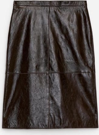 Arket Rock Aus Naplak-Leder -Braun