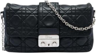 Dior Pre-owned Gesteppte Lammleder Umh&auml;ngetasche - - Pre-owned - Damen - Schwarzk - ONE SIZE