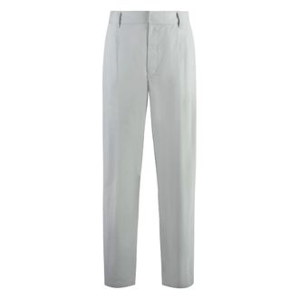 Bottega Veneta Seiden- und Baumwollhose - - Trousers - Herren - Grau - XS