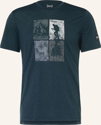 super.natural Funktionsshirt Go Hiking blau