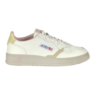 Autry Femme, Chaussures, Blanc, Taille: 37 EU Medalist Low Ne14