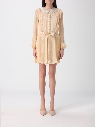 Self Portrait Kleid SELF-PORTRAIT Damen Farbe Beige