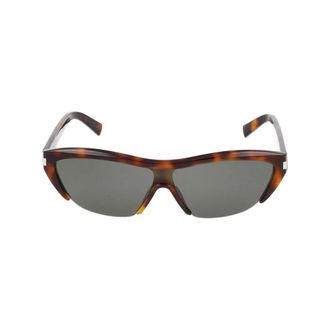 Saint Laurent Havana Graue Sonnenbrille SL 704 003 - - Accessories - Damen - Braun - ONE SIZE