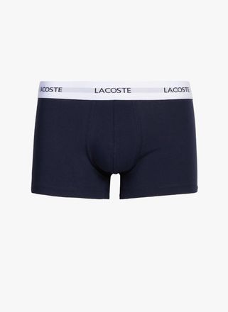 Lacoste Lot de trois boxers en coton m&eacute;lang&eacute;