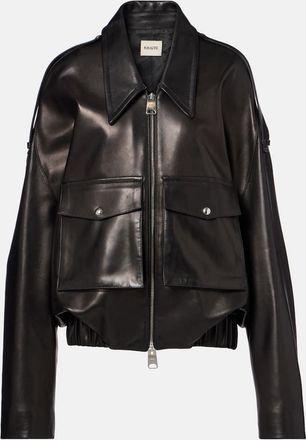 Khaite Veste Owey oversize en cuir