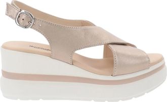 Nero Giardini Femme, Chaussures, Beige, Taille: 39 EU Sandales pour femmes en cuir, &eacute;l&eacute;gantes et confortables
