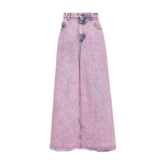 Marni Rosa ausgestellte Baumwolljeans Italien hergestellt - - Jeans - Damen - Rosa - 2XS