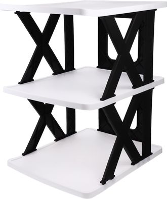 Aboofan Multischichtiges Schuhregal aus Robustem Platzsparend und Lagiges Schuhorganizer Regal für Zuhause und Küche Kompakt Kratzfrei und Langlebig zur Schuh