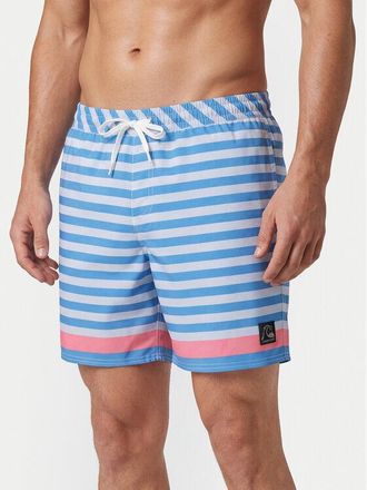 Quiksilver Badeshorts Original Btz Stripe Volley 17 EQYJV04209 Blau Straight Leg
