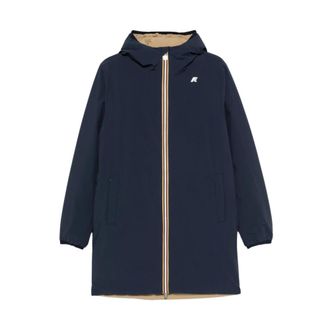 K-Way Veste r&eacute;versible Jacob St Warm - Homme - Vestes - Bleu - Taille: 2XL