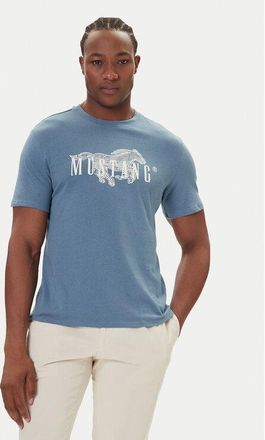 Mustang Jeans Mustang T-Shirt Austin 1016858 Blau Regular Fit