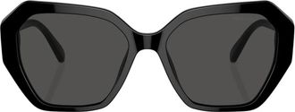 Swarovski Unregelm&auml;&szlig;ige Sonnenbrille - - Accessories - Damen - Schwarzk - 56 MM