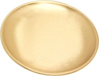 NKlaus Moderner Untersetzer Ø12cm Messing Gold Kerzenteller Dekoration Stumpenkerzen 10580