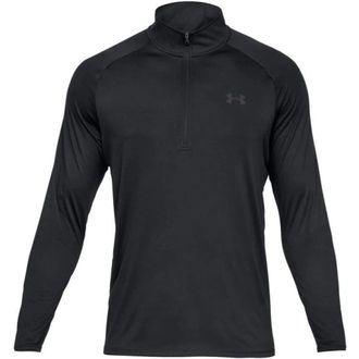 Under Armour Tech Demi-Zip T-shirt Noir - Homme - Sport - Noir - Taille: M