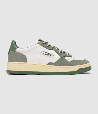 Autry Baskets Homme Medalist Low Lea Suebic White Milit