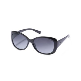 Polaroid Monture Noire Verres Gris Lunettes de soleil - Femme - Accessoires - Noir - Taille: 58 MM