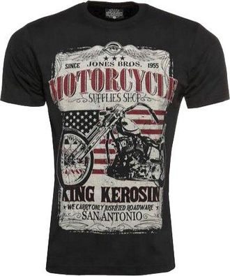 King Kerosin T-Shirt San Antonio Black-M