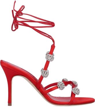 Manolo Blahnik Sandalen - Rot