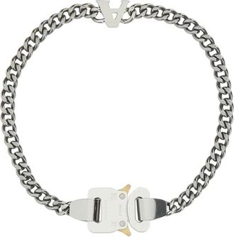 Alyx 1017 Alyx 9Sm, Homme, Accessoires, Gris, Taille: ONE Size Buckle Necklace