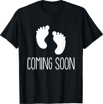 Coming Soon Demn&auml;chst Baby an Bord Baby kommt T-Shirt