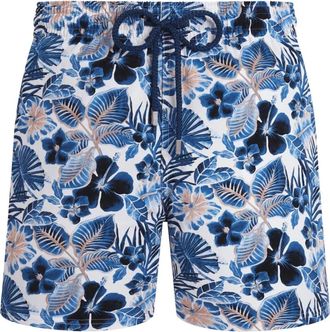 Vilebrequin Homme, Maillots de bain, Multicolore, Taille: S Stretch Short Swim Shorts Island Flowers