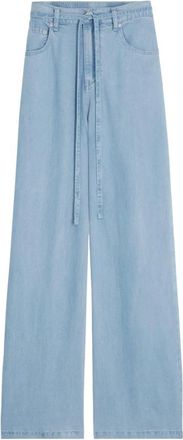 Suncoo Femme, Jeans, Bleu, Taille: 42 FR Rabi Wide-leg Jeans