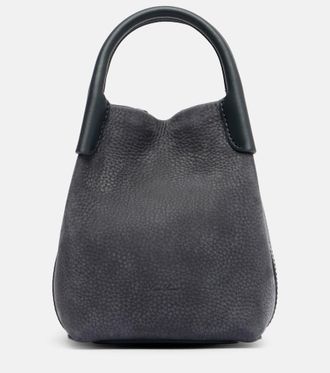Loro Piana Sac seau Bale Micro en cuir