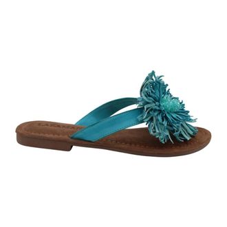 Lazamani Willow Teenslipper - - Shoes - Damen - Blau - 36 EU