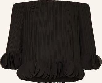 Joseph Ribkoff Blusenshirt Mit Plissees schwarz