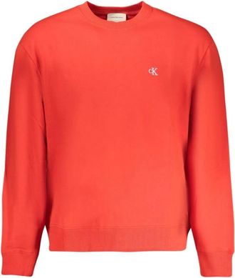 Calvin Klein Homme, Sweatshirts et sweats &agrave; capuche, Orange, Taille: 2XL Pull en coton