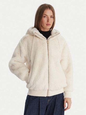 Guess Pelzmantel W5BL66 W3890 &Eacute;cru Regular Fit